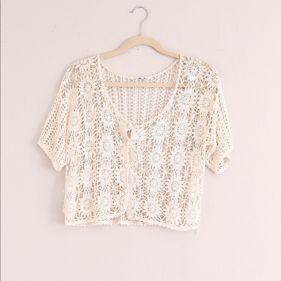 Tops | Vintage Crochet Top | Poshmark